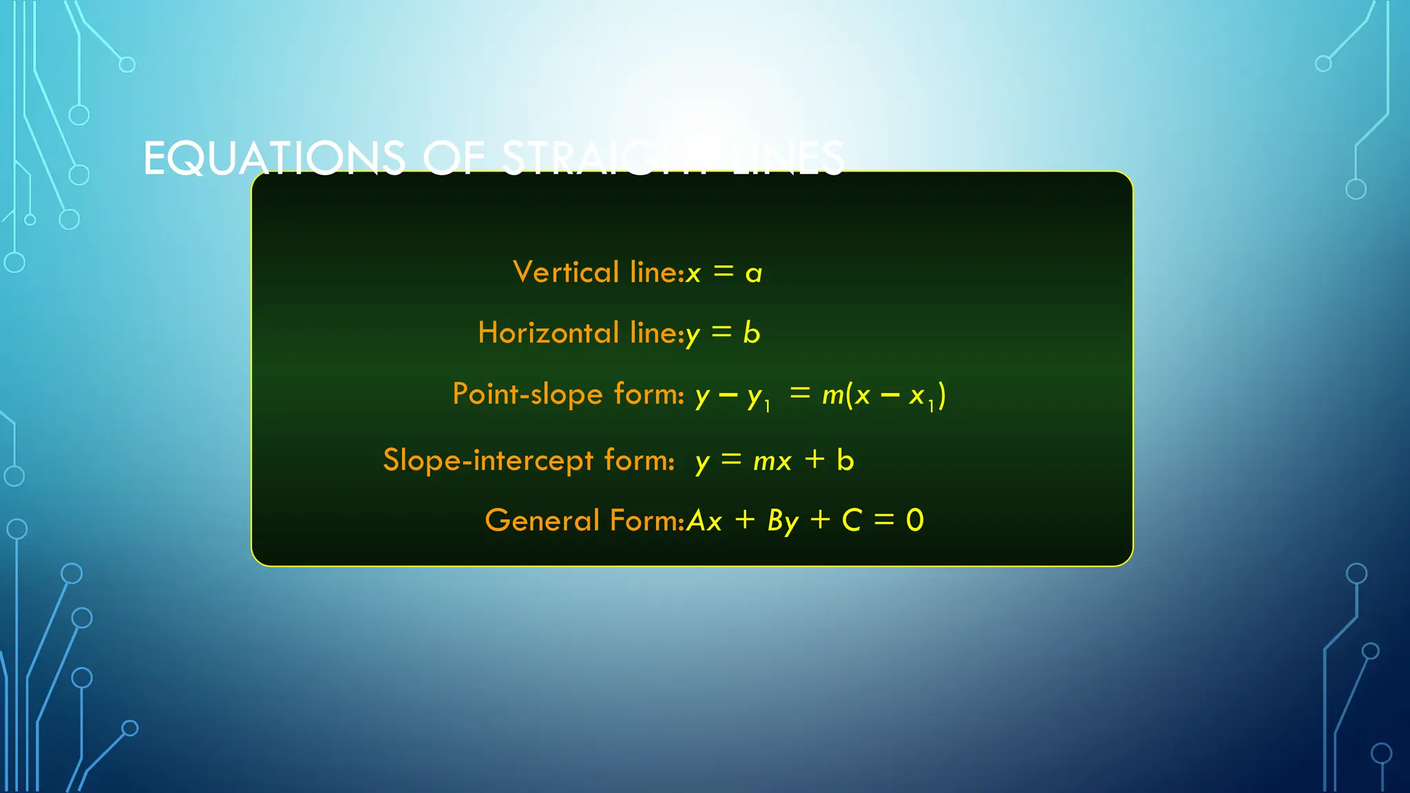 illustrate and determine the linear equations.ppt | Physics | Science