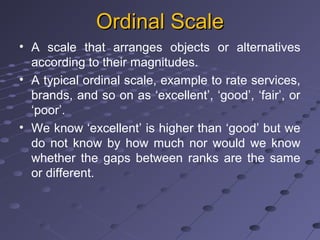 Topic 7 measurement in research | PPT