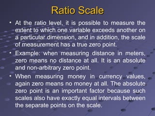 Topic 7 measurement in research | PPT