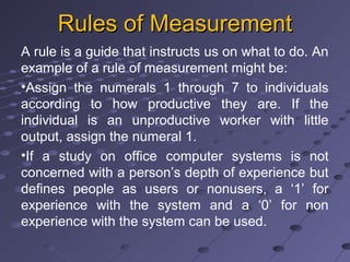 Topic 7 measurement in research | PPT