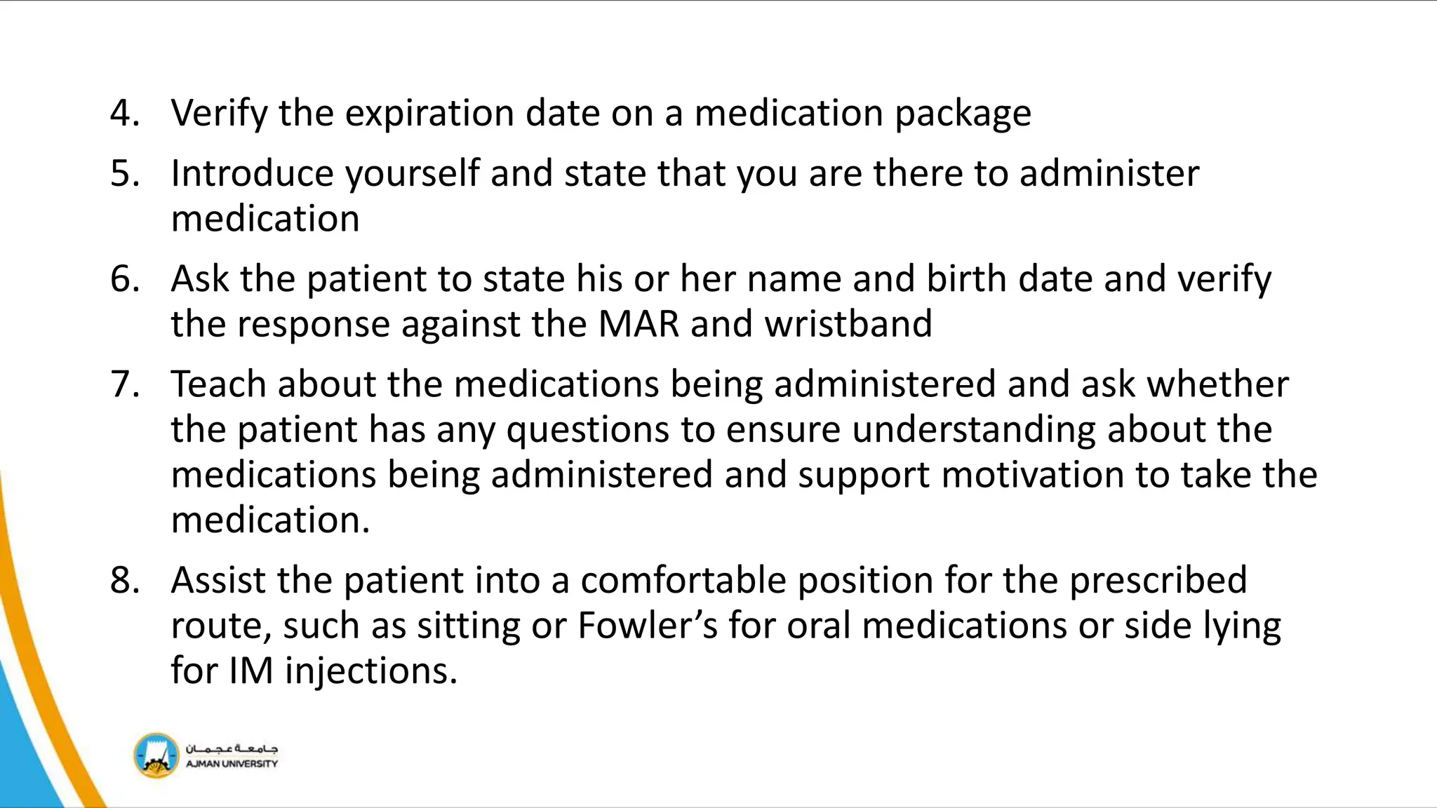 Medication Administration for Nursing Students | PPTX