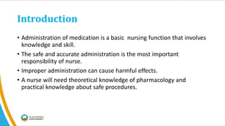 Medication Administration for Nursing Students | PPTX