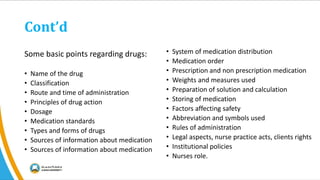 Medication Administration for Nursing Students | PPTX