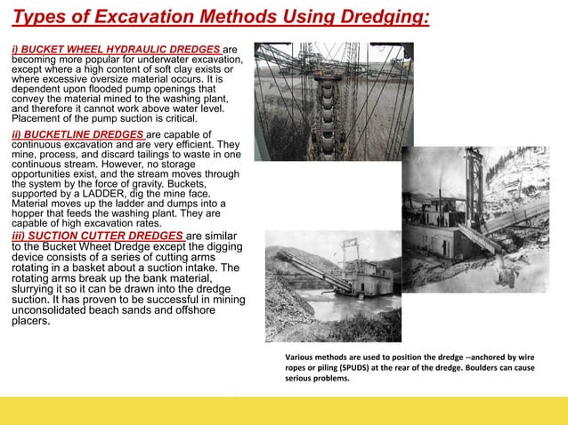 Topic 7-mining methods-part iii -surface mining- placer mining | PDF ...