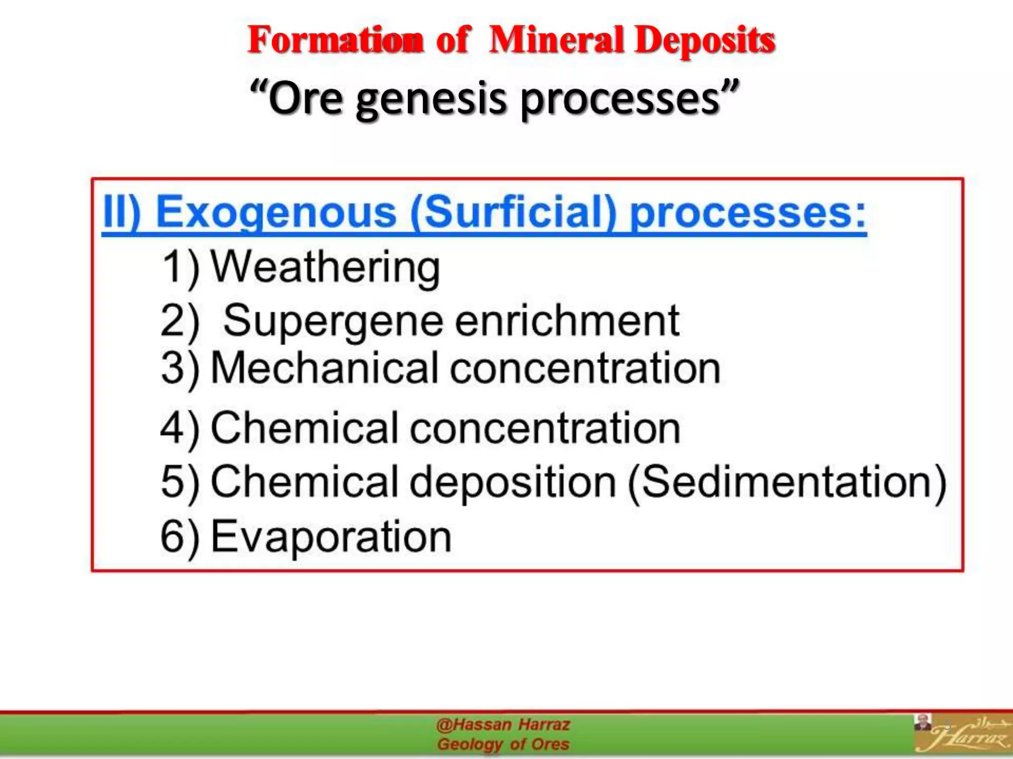 Topic 7 sedimentary mineral deposits | PDF