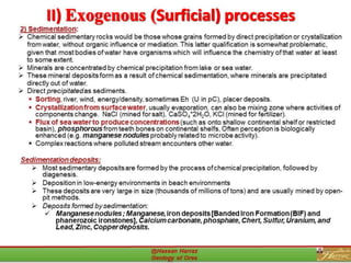 Topic 7 sedimentary mineral deposits | PDF