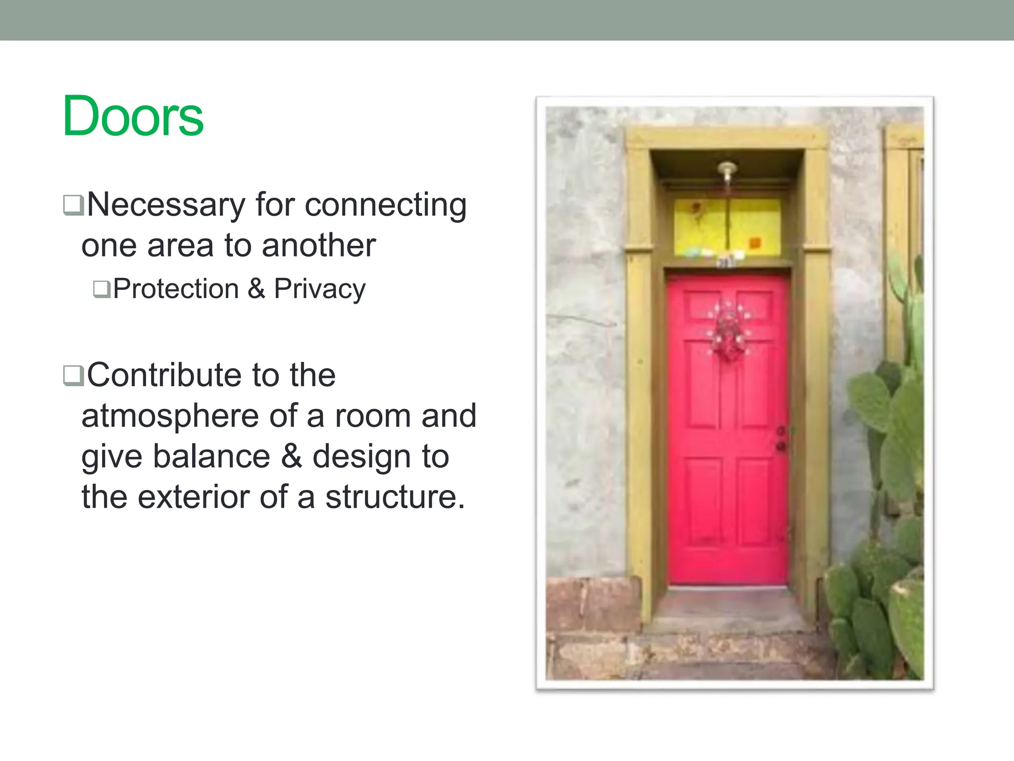 Architecture civil engineering Doors.pptx