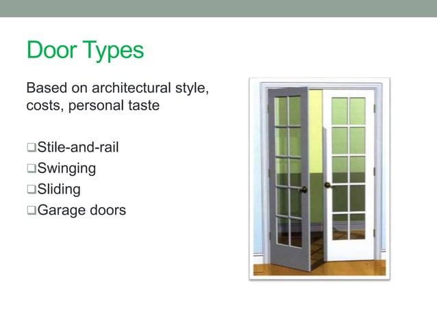 Architecture civil engineering Doors.pptx