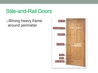 Architecture civil engineering Doors.pptx