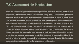 Topic 7 Axonometric Projection Engineering Drafting | PDF
