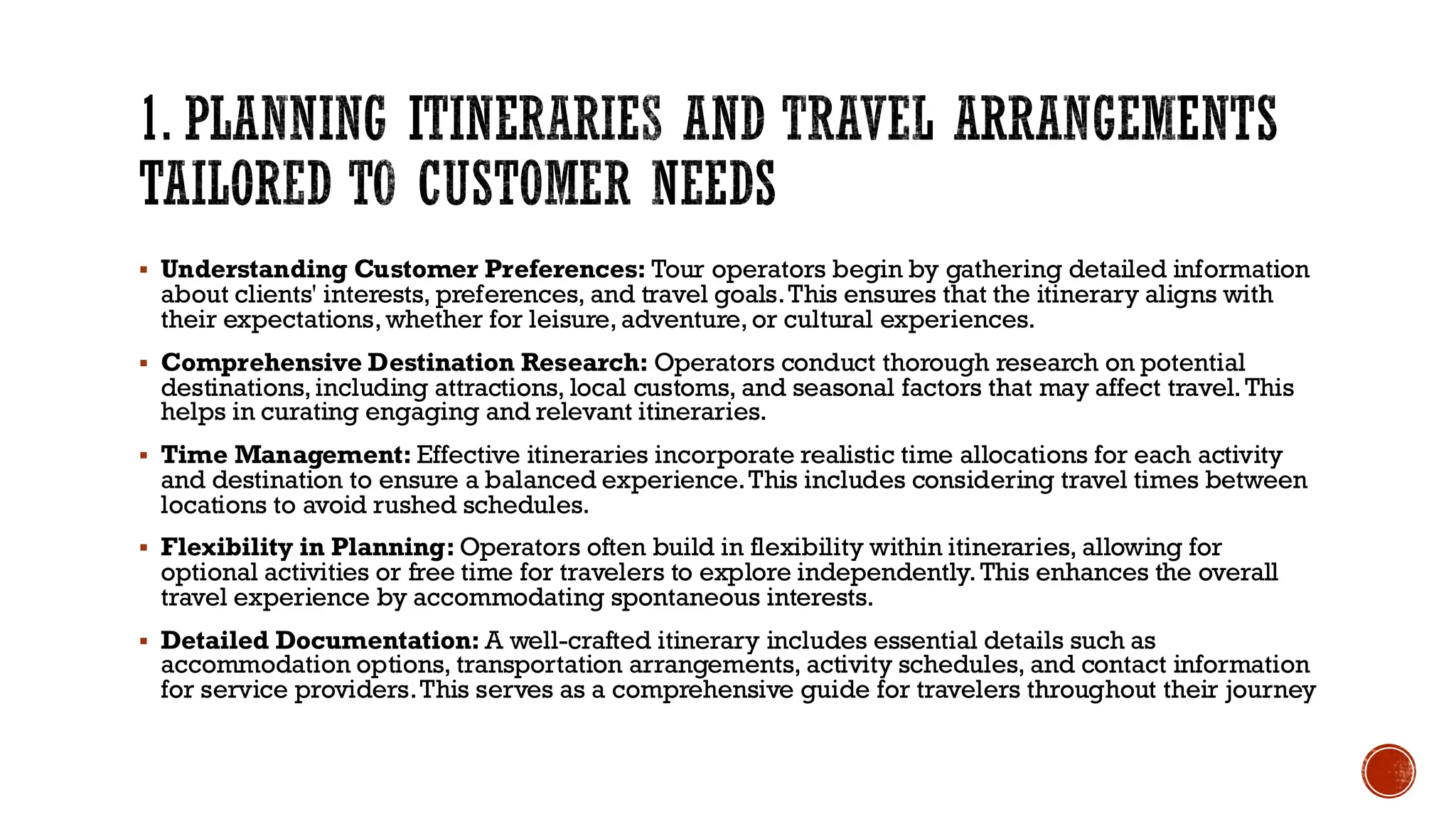 TOUR OPERATORS FOR THE E BUSINESS TOURISM MANAGEMENT | PDF