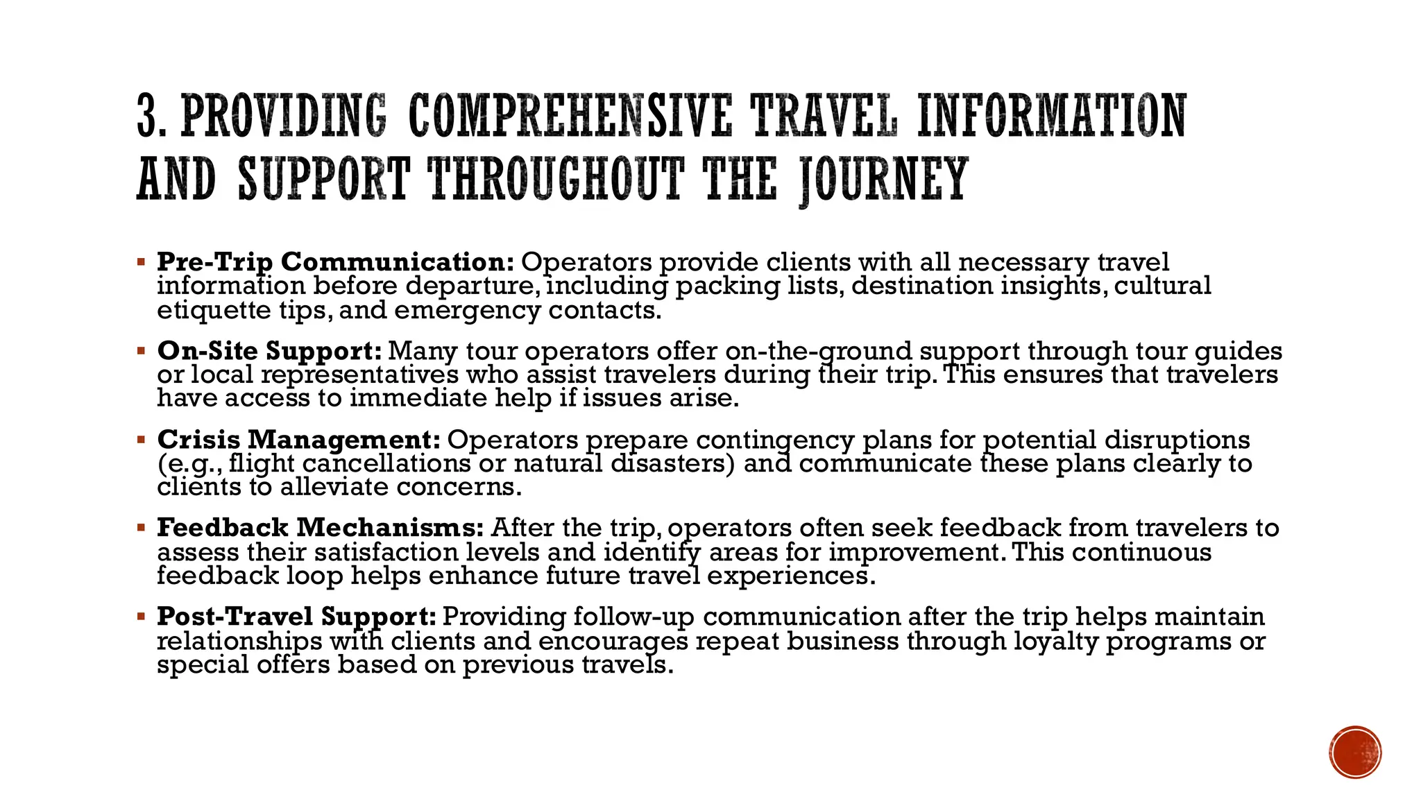 TOUR OPERATORS FOR THE E BUSINESS TOURISM MANAGEMENT | PDF