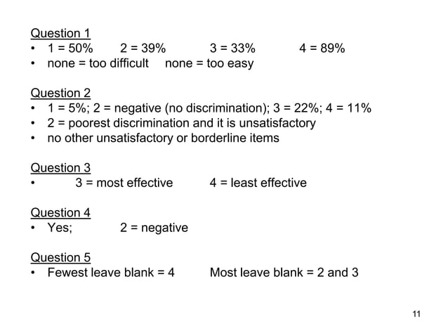 Factors Affecting Test Scores And Test Evaluation In Class Ppt