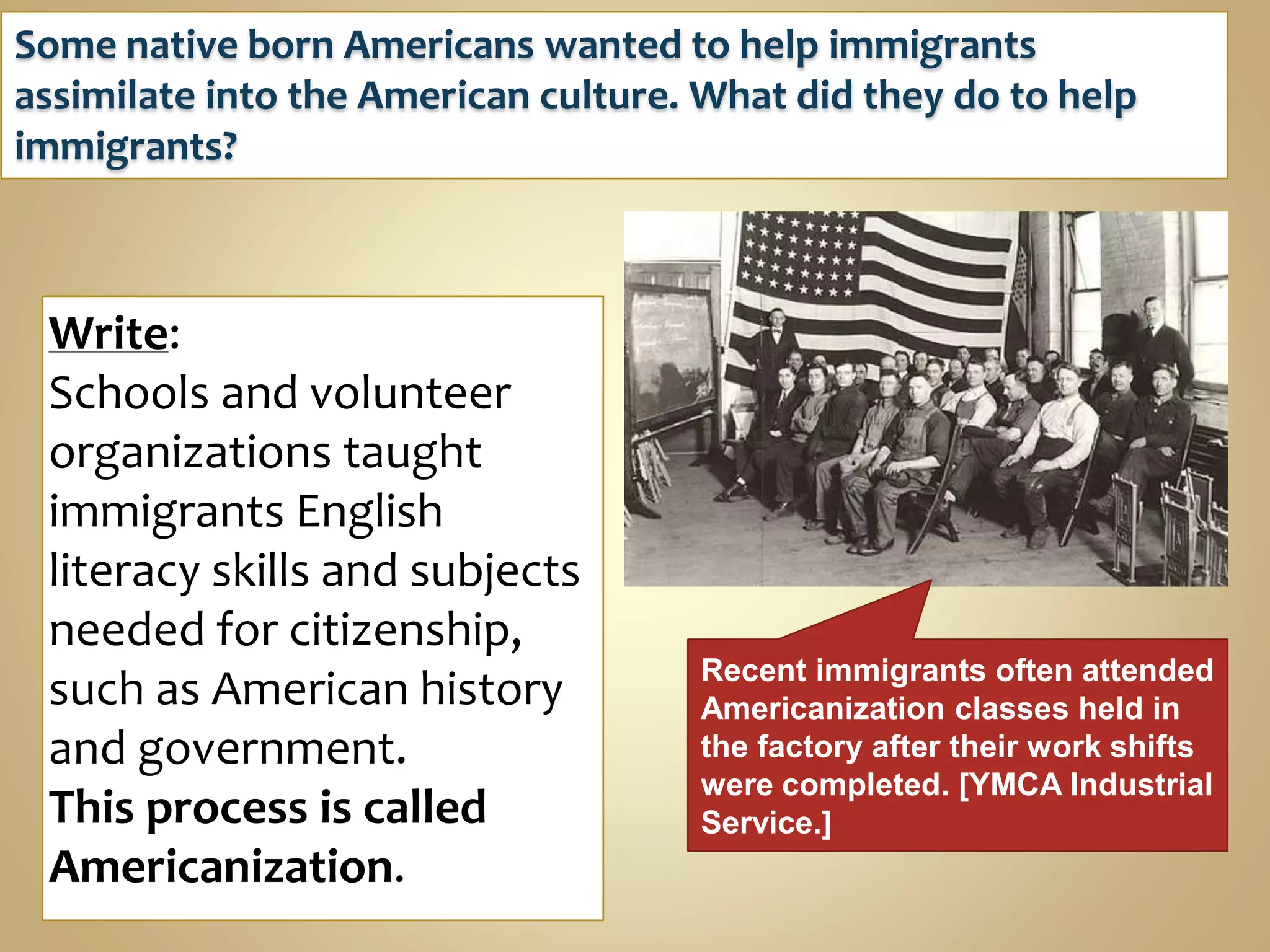 Topic 7 immigration Industrial Revolution | PPT