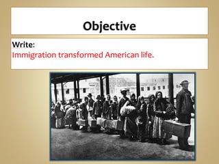 Topic 7 immigration Industrial Revolution | PPTX