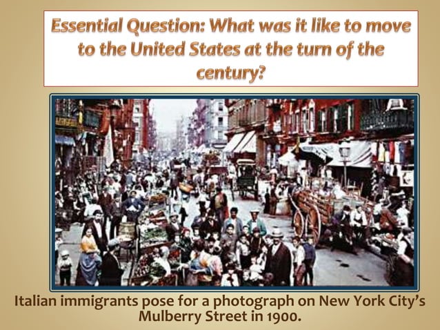 Topic 7 immigration Industrial Revolution | PPT