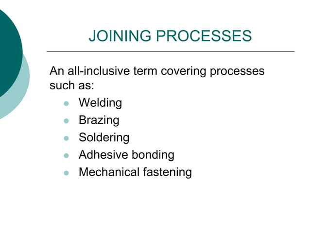 Topic 7 joining process welding brazing soldering fastening 160214 | PDF