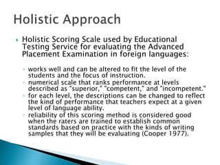 Topic 7 Scoring, Grading and Assessment Criteria | PPTX | Standardized ...