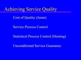 Service Quality | PPT