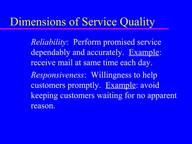 Service Quality | PPT
