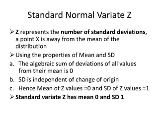 Topic 7 Standardised Normal Distribution.pptx
