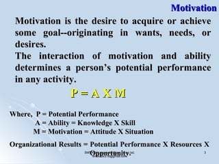 Theories of Employee Motivation | PPT