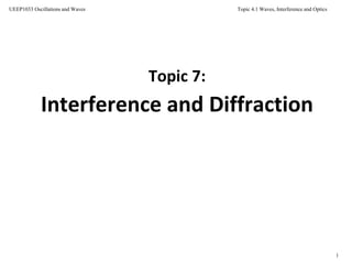 Topic 7 wave interference | PPT