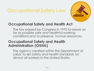 Topic8.1a.b.c labor relations_employee_safety_health.new-rev | PPT