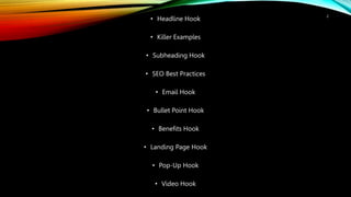 Topic 8.1 - The Hook .ppt