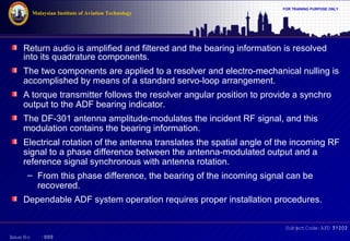 Aircraft Communication Topic 8 automatic direction finder | PDF