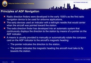 Aircraft Communication Topic 8 automatic direction finder | PDF