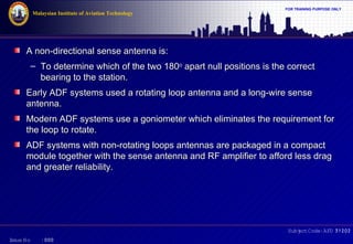 Aircraft Communication Topic 8 automatic direction finder | PDF