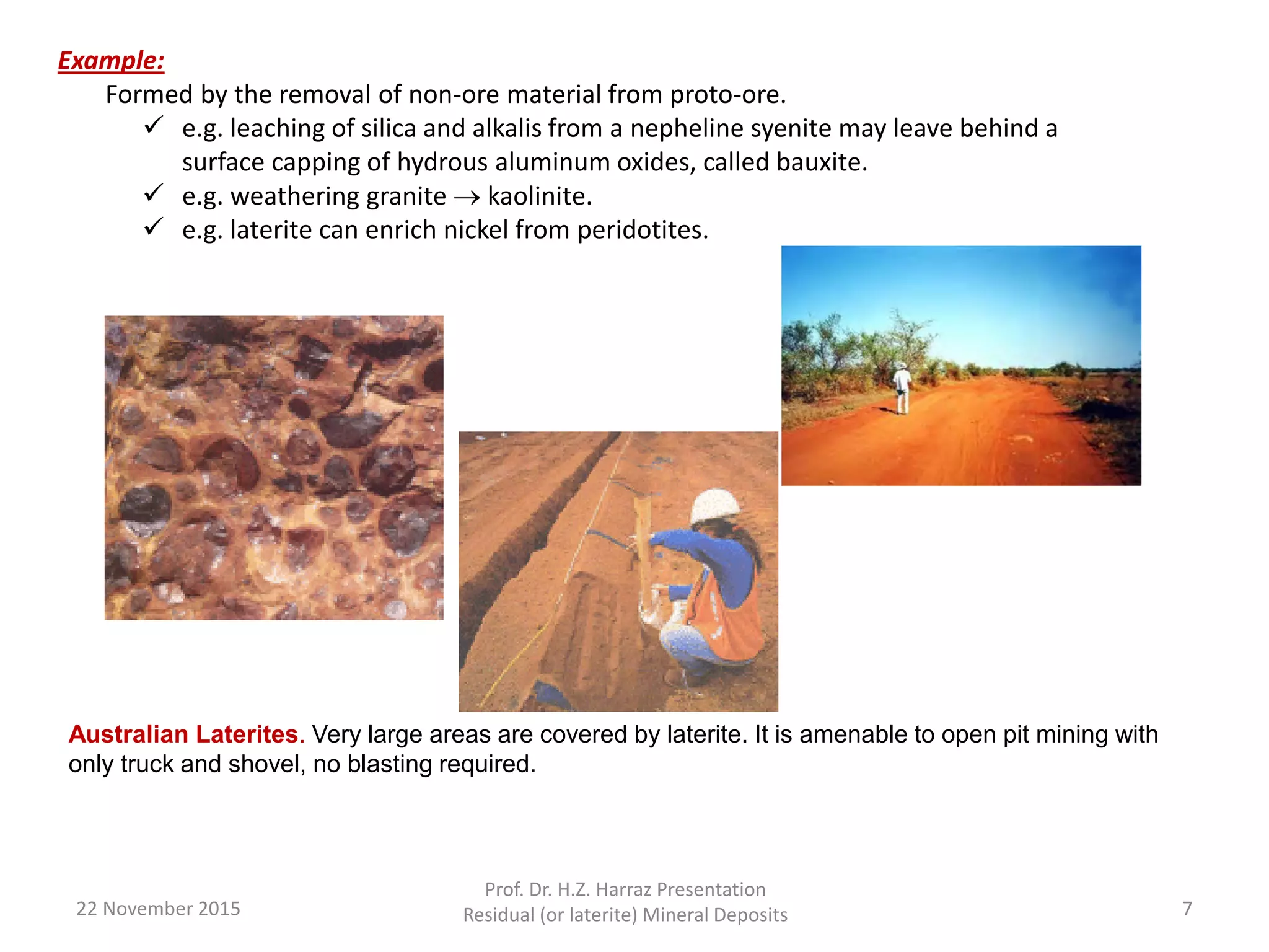 Residual Mineral Deposits | PDF