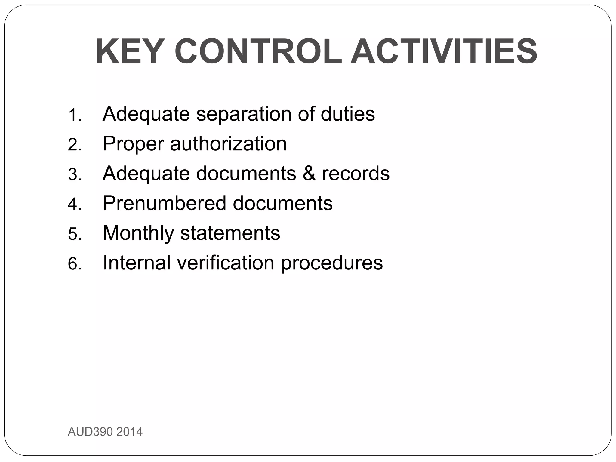 Topic 8 audit of revenue & receipts cycle + acc receivable | PPTX