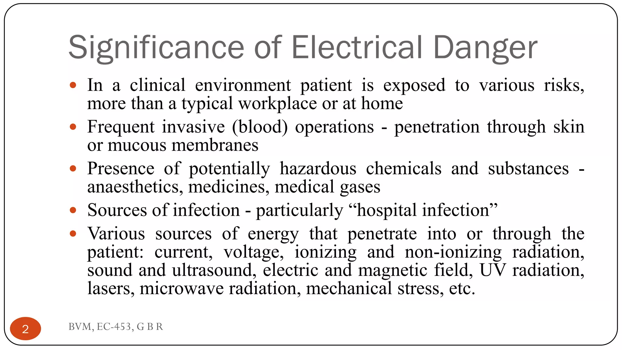 Electrical Hazards and Patient Safety in Biomedical Equipment | PDF