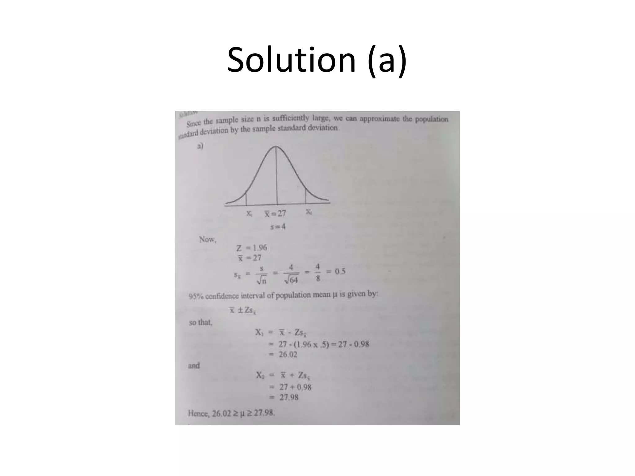 Topic 8 Hypothesis Testing One Sample Test Z Pptx