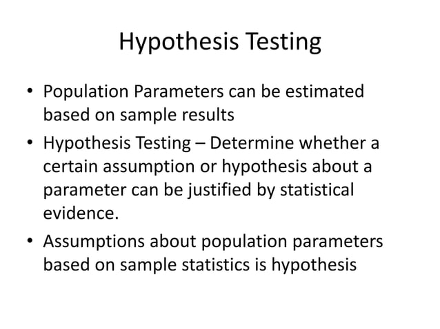 Topic 8 Hypothesis Testing One Sample Test (Z ).pptx