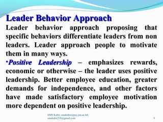 Leadership in Organization | PPT