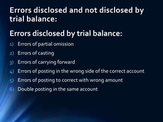 Topic 8 rectification of errors n | PPTX