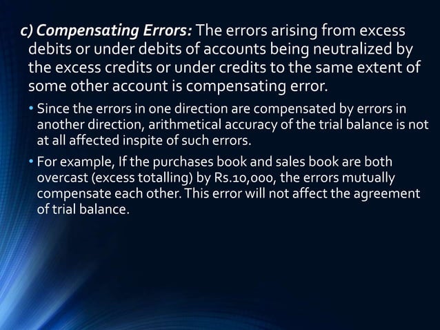 Topic 8 rectification of errors n | PPT