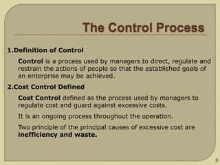 2015 DMC2523 Topic 8 the control process | PPTX