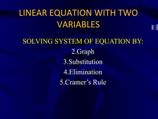 Topic 8 (Writing Equations Of A Straight Lines) | PPT