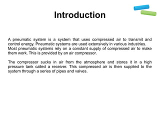 Preliminaries of Pneumatics (Basic Components Details) | PPT
