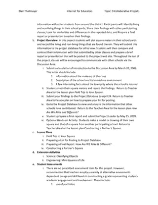 Collaborative Projects | PDF