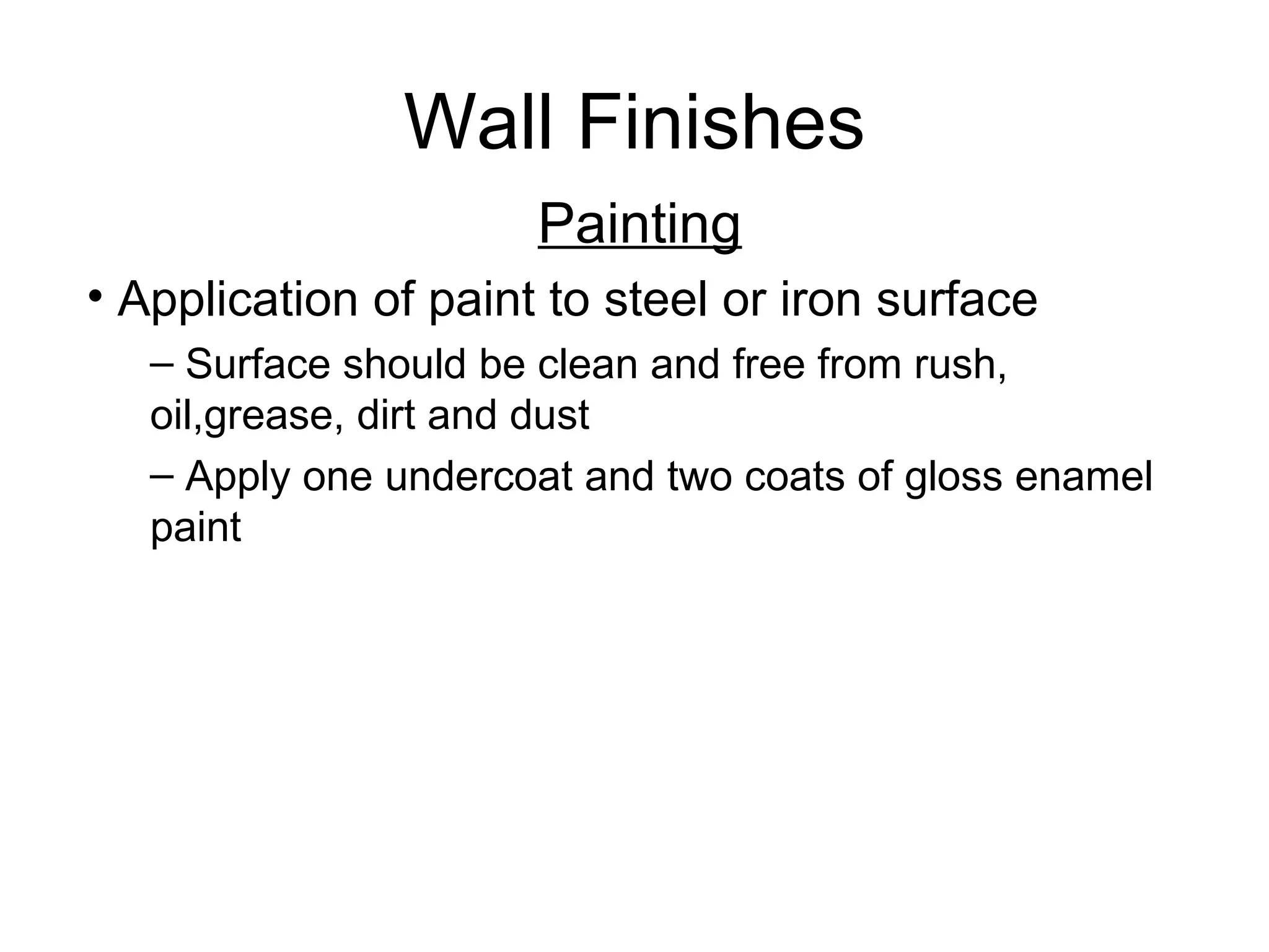 Topic 9 finishes | PPT