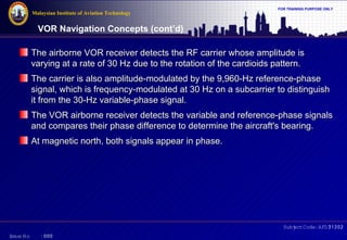 Nav Topic 9 vhf omni range (vor) | PDF