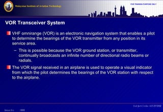 Nav Topic 9 vhf omni range (vor) | PDF