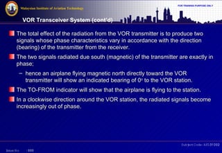 Nav Topic 9 vhf omni range (vor) | PDF