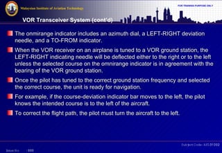 Nav Topic 9 vhf omni range (vor) | PDF