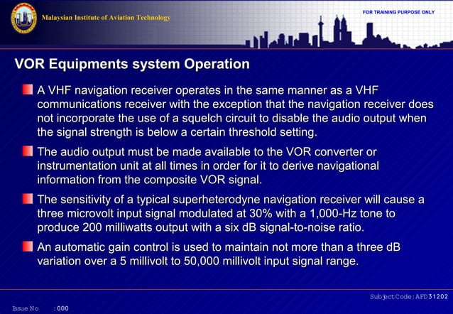 Nav Topic 9 vhf omni range (vor) | PDF